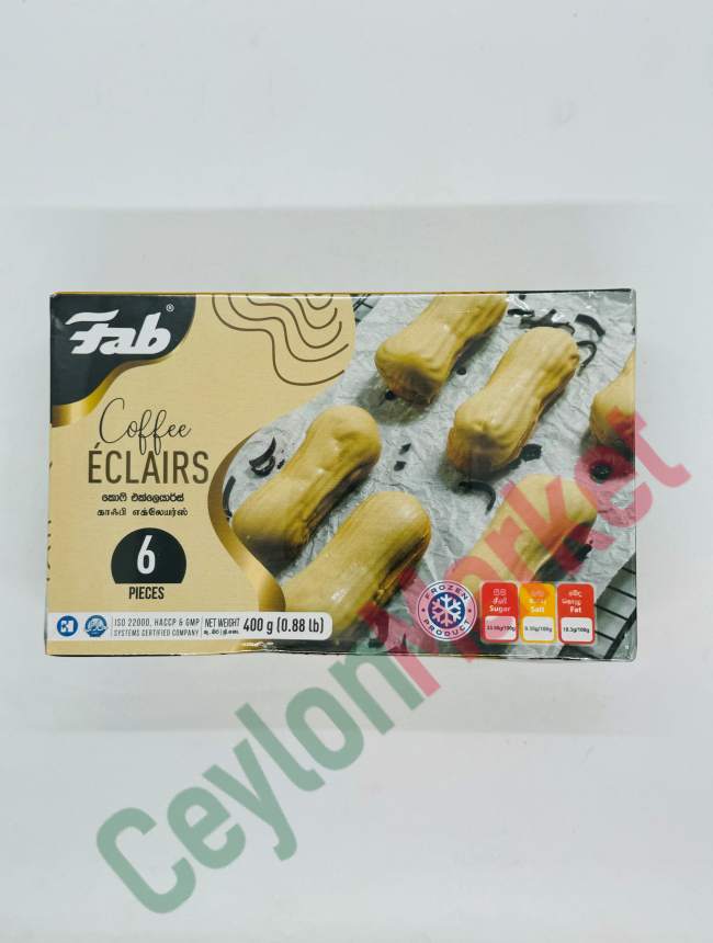 FAB COFFEE ECLAIRS 6 PIECES 400G - Ceylon Products Online