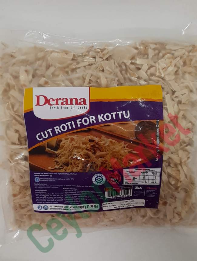 DERANA CUT ROTI FOR KOTTU 900G - Ceylon Grocery Online