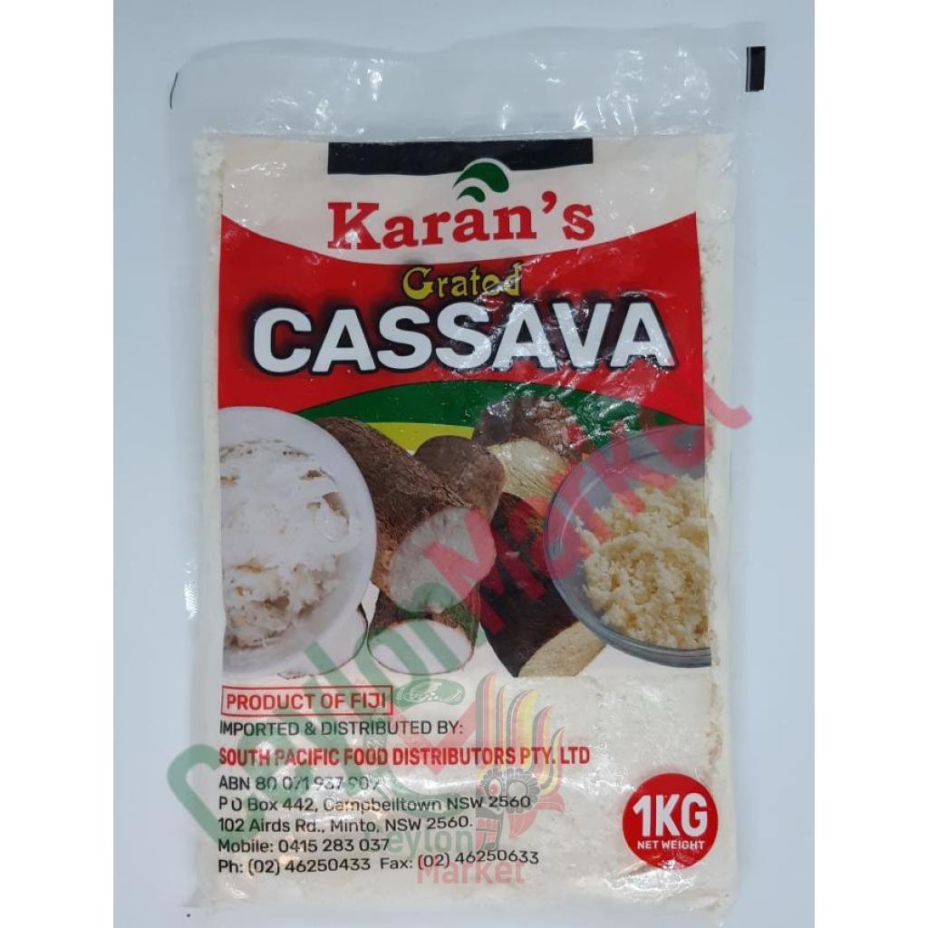 KARAN’S GRATED CASSAVA 1KG - Ceylon Grocery Online